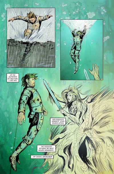 'Dead Future King #1' Review: Arthur, and Others, Return from the Grave ...